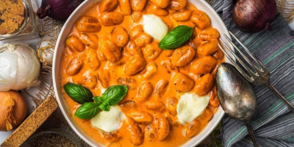 Schone Italienische Gnocchi Sosse Fotos